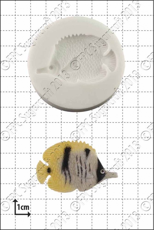 'Fish' Silicone Mould by FPC Sugarcraft - www.fpcsugarcraft.co.uk