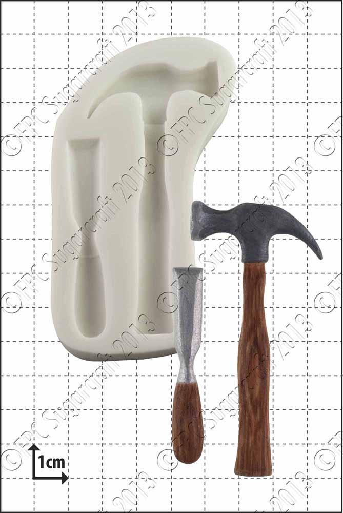 'Hammer & Chisel' Silicone Mould by FPC Sugarcraft - www.fpcsugarcraft ...