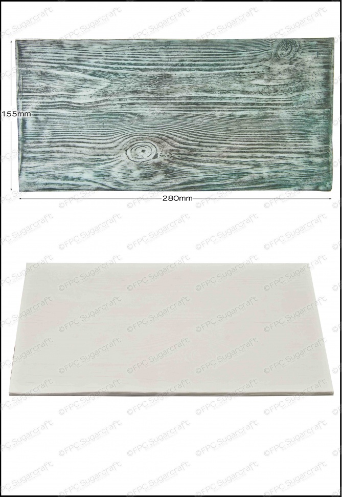 'Wood Grain Texture Mat' Silicone Mould by FPC Sugarcraft - www ...